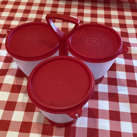 Tupperware | Dining | 97s Tupperware Condiment Trio | Poshmark
